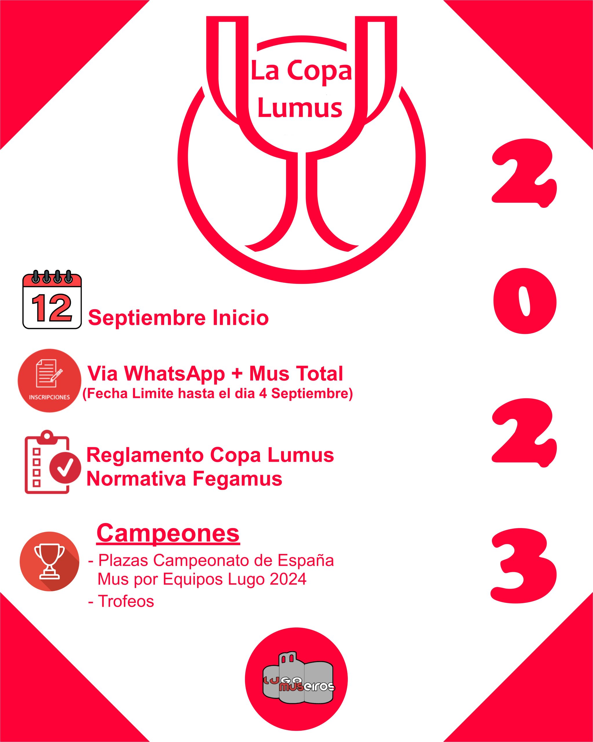 La Copa LUMUS 2023 🏆 El Mundo del Mus